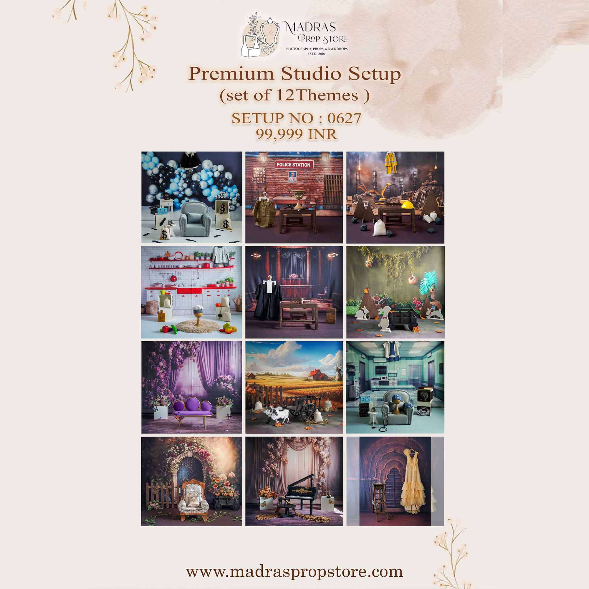 Setup - 0627 (12 Setups) – Madras Prop Store