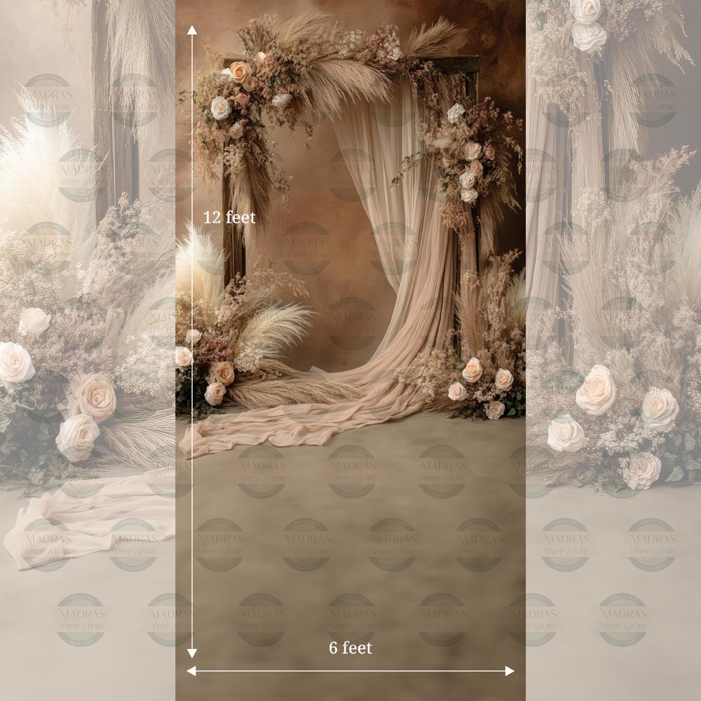 Cedar - Printed Backdrop - Fabric - 6 by 12 Feet – Madras Prop Store