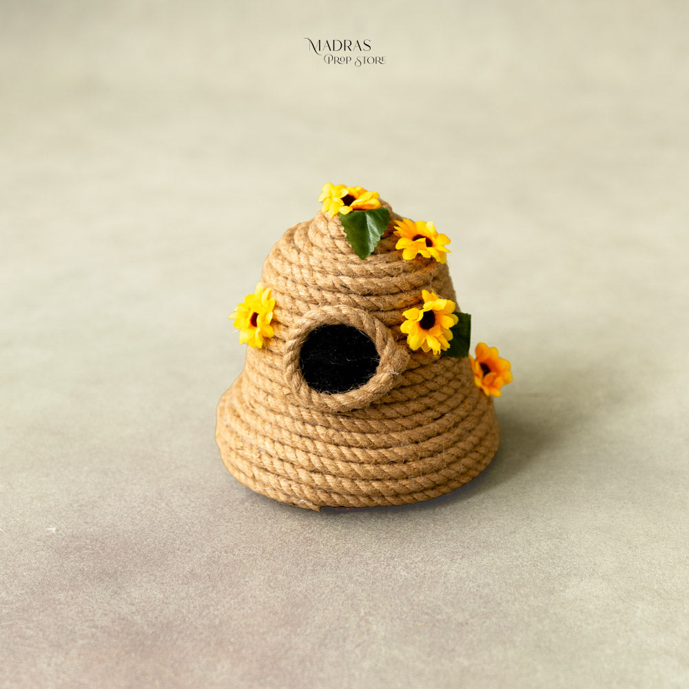 Jute Beehive Prop | Madras Prop Store
