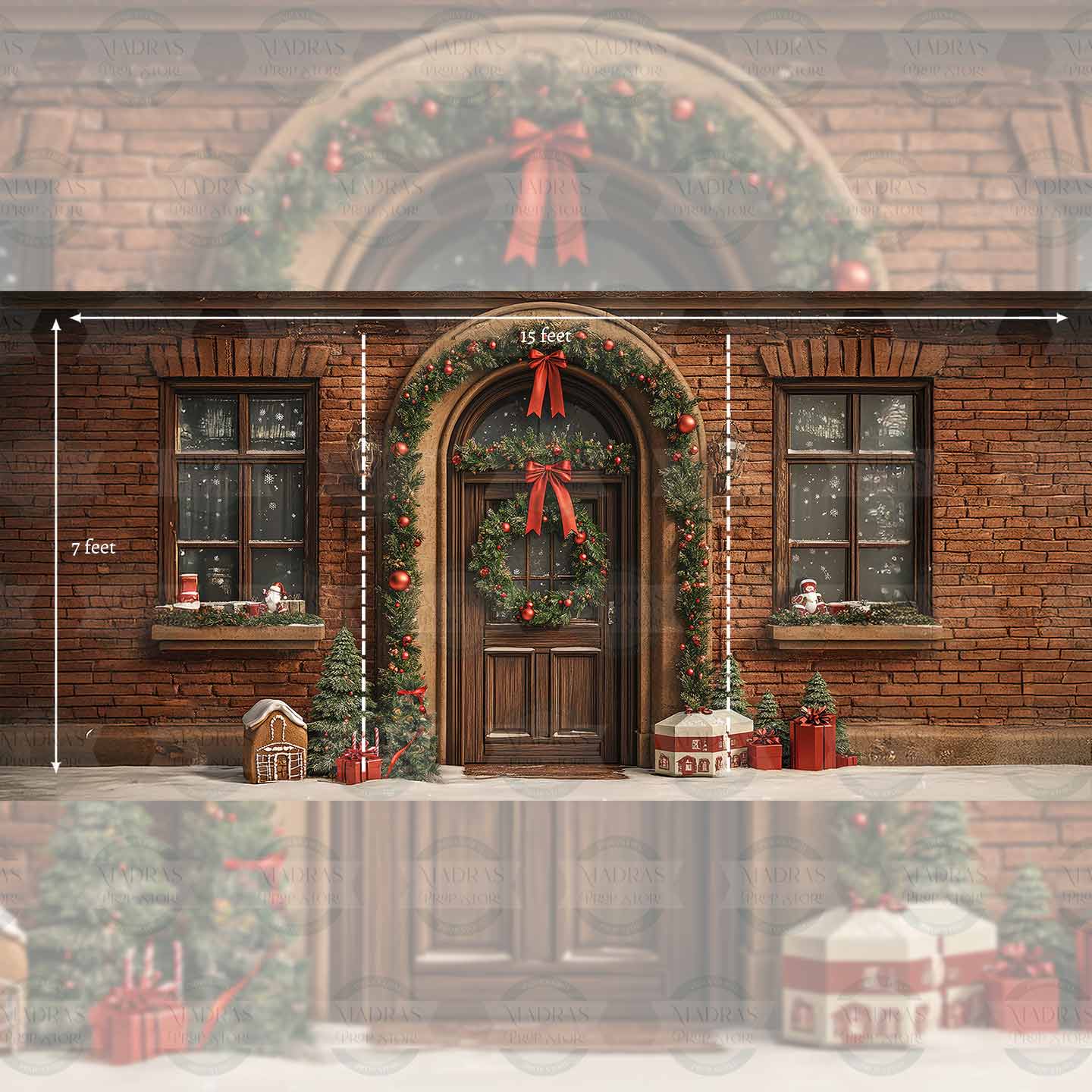 Holiday Home - 15 by 7 Feet Printed Backdrops / Fabric (Pre-Order ...