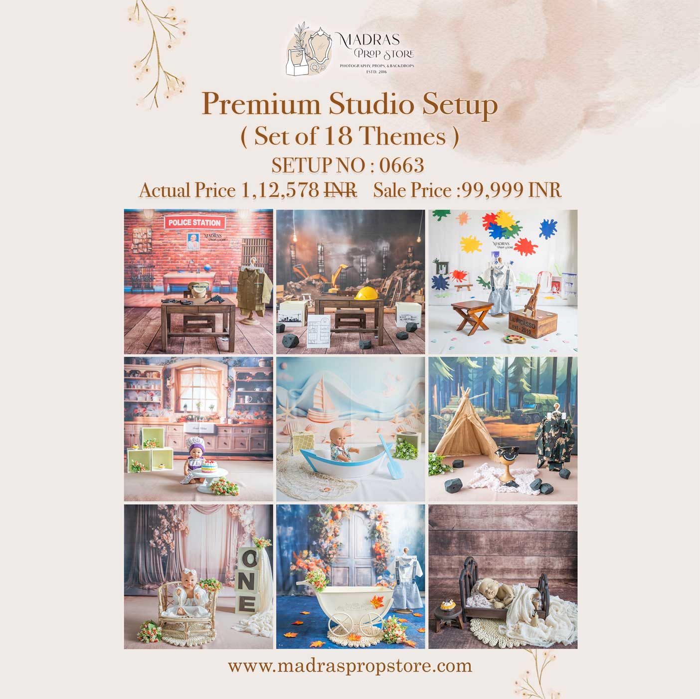 Setup - 0663 ( 18 Setups ) – Madras Prop Store